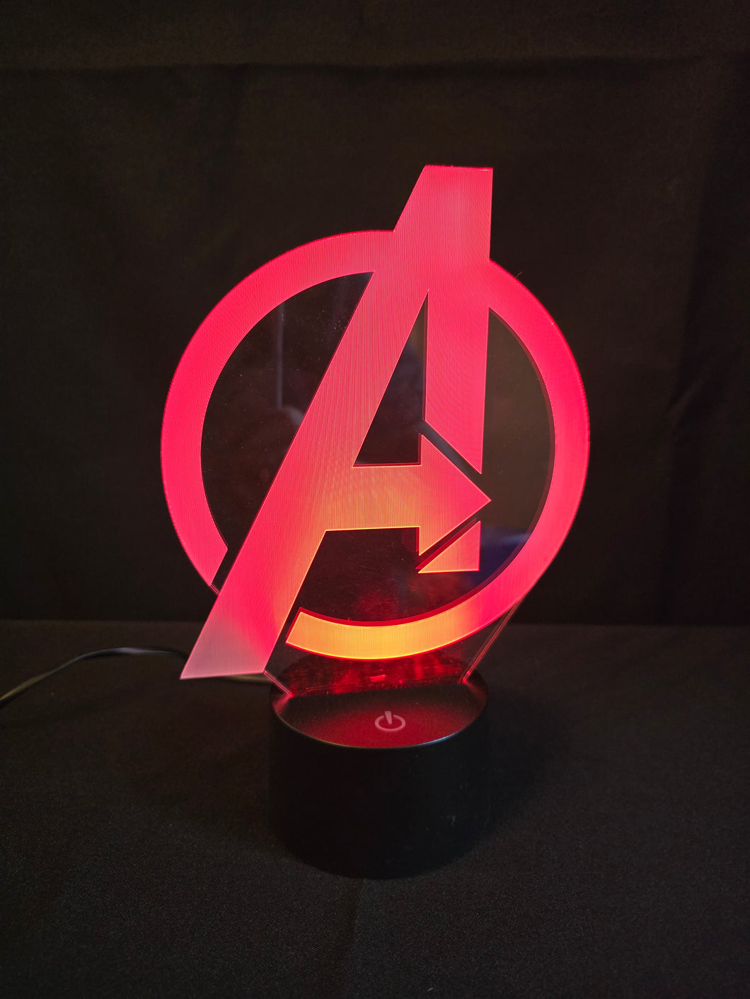 Marvel's Avengers Logo 3D LED - Lighting – Indy Kids Popup Consignment Sale